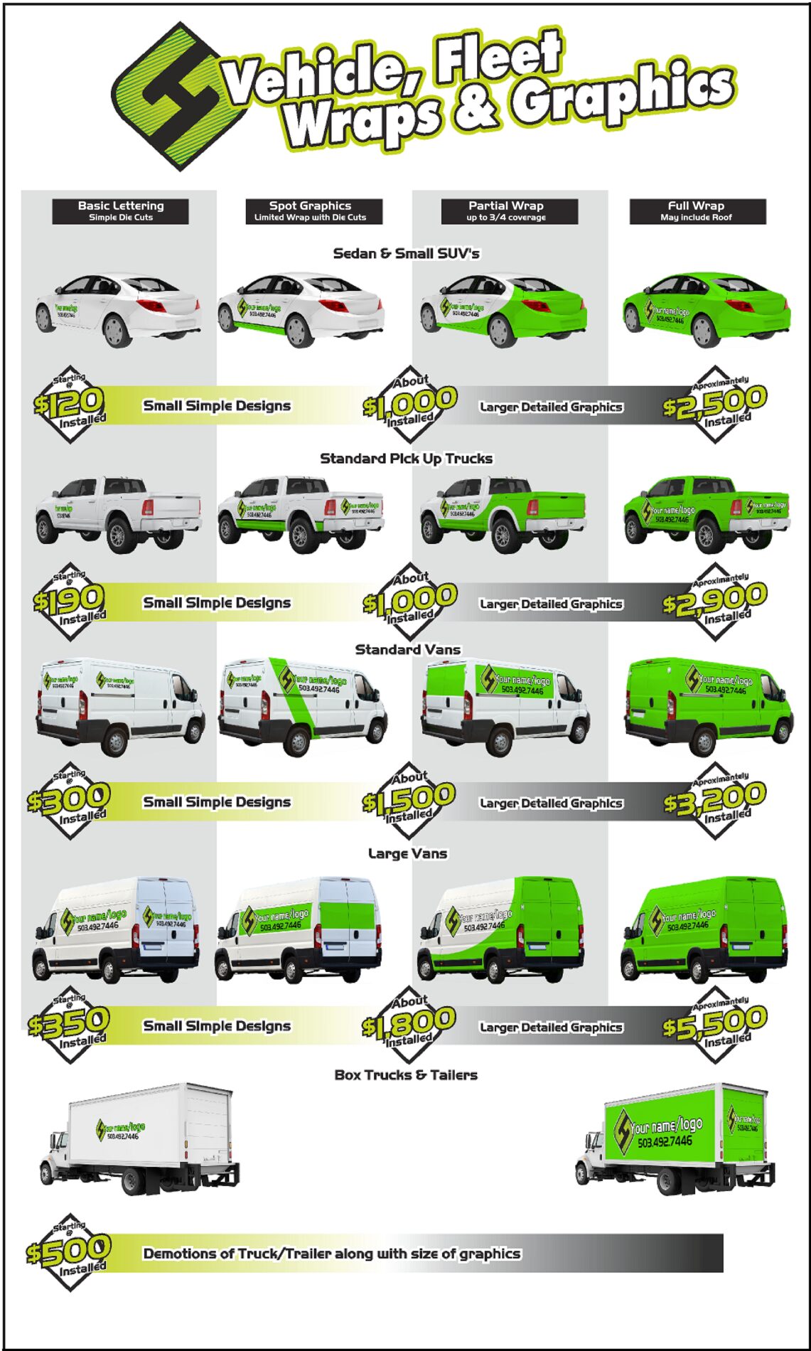Vehicle & Fleet Graphics in Multnomah County, OR | Hollywood Signs ...